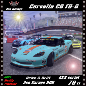 Second Life Marketplace - [A.G] Corvette C6 FD-G